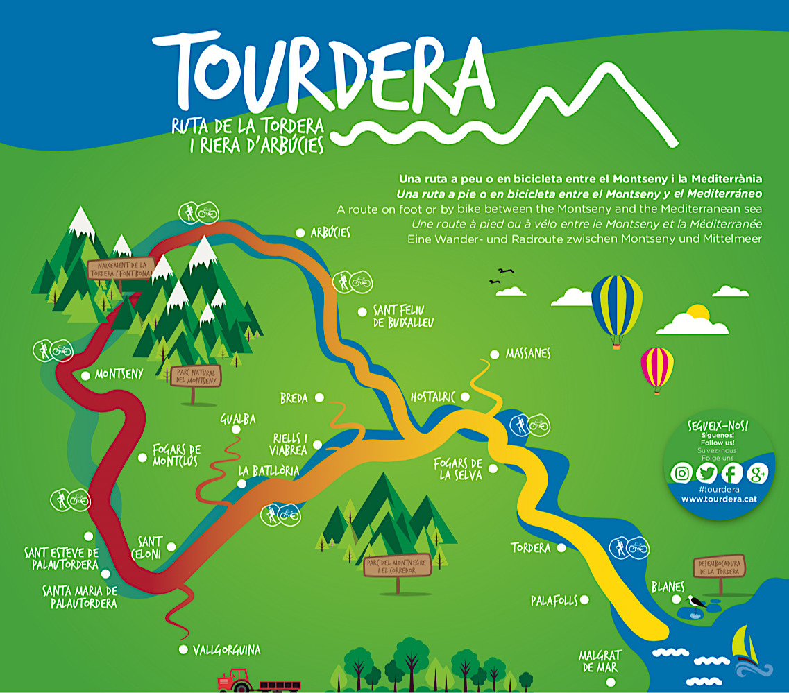 Inauguració dels trams gironins de la Ruta de la Tordera | Blanesaldia