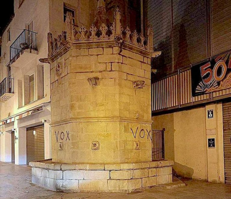 Gamberrada contra la Font Gòtica de Blanes | Blanesaldia